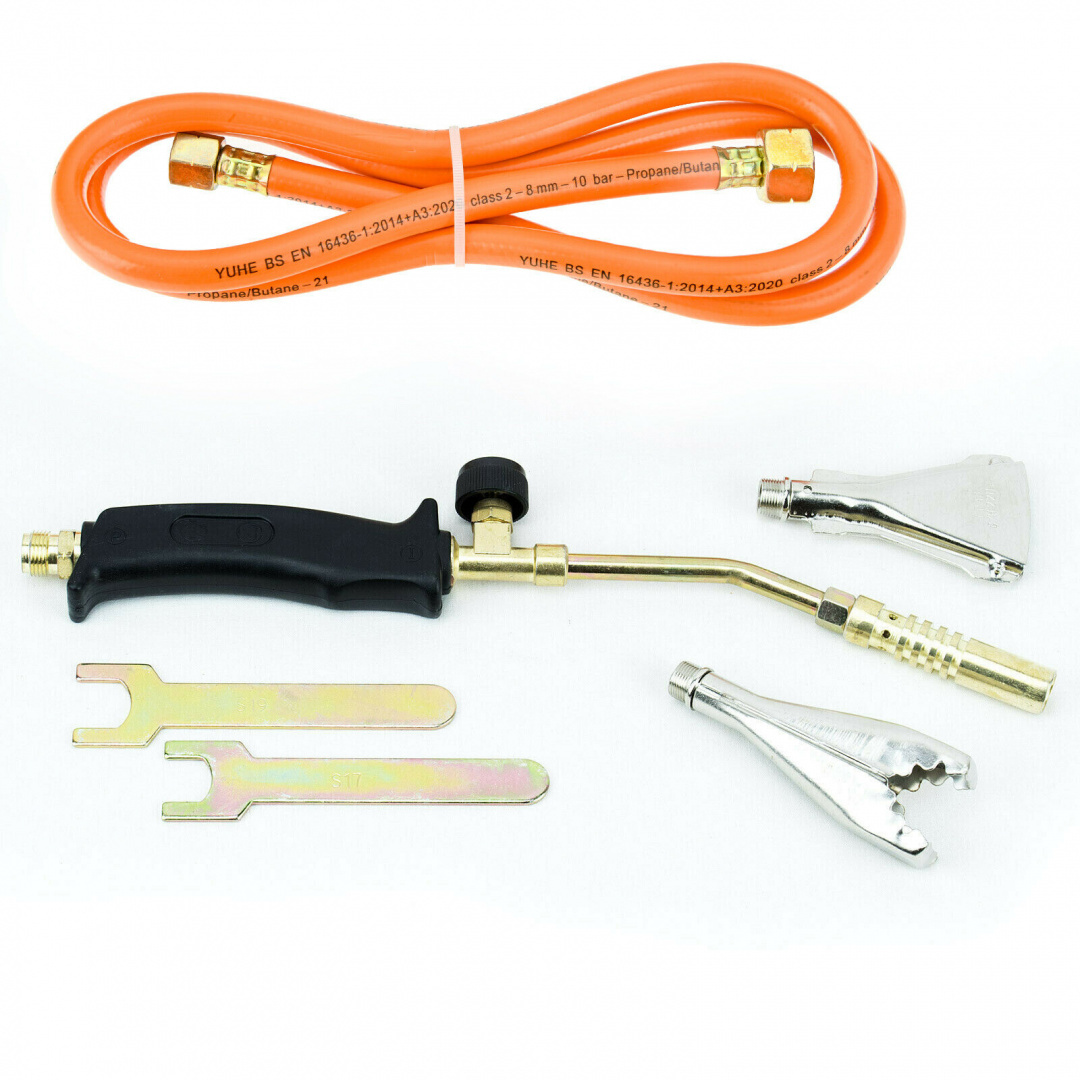 Sellnet Gasbrenner Handlötsatz mit 1,5 Meter Schlauch SN0284 > Gasbrenner